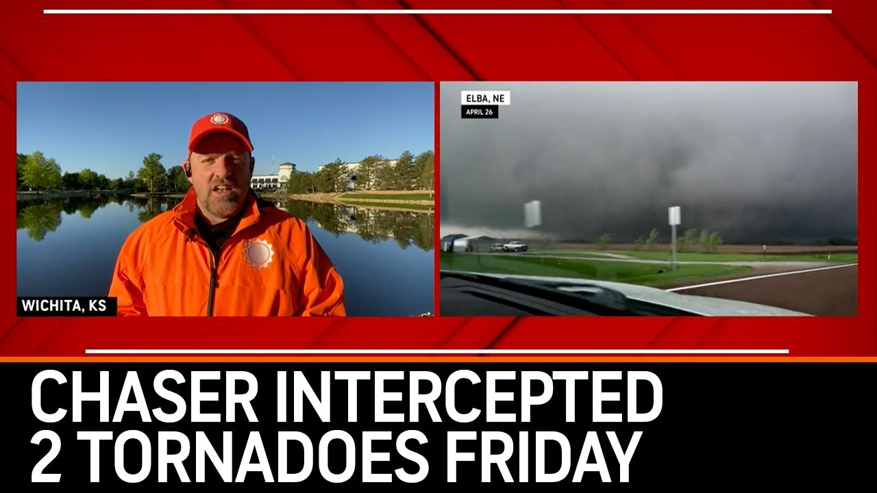 Storm Chaser Intercepted 2 Tornadoes Friday - YouTube