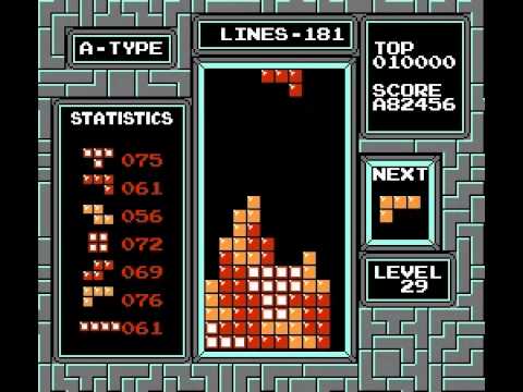 NES Tetris ROM Hack playaround - YouTube
