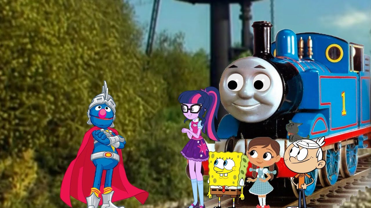 Thomas, Dorothy, Toto, Lincoln, SpongeBob, and Sci-Twi meeting Super ...