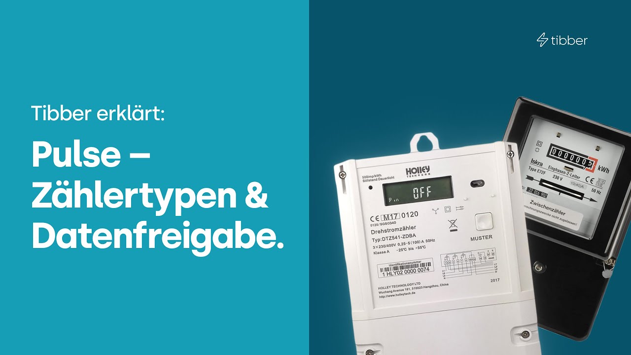 Tibber erklärt: Pulse | Video 3 – Zählertypen und Datenfreigabe. - YouTube