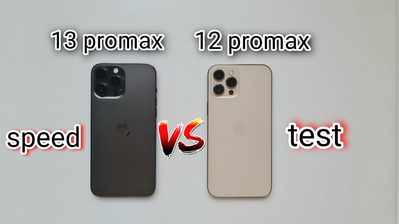 iphone 13 promax vs iphone 12 promax speed test comparison - YouTube