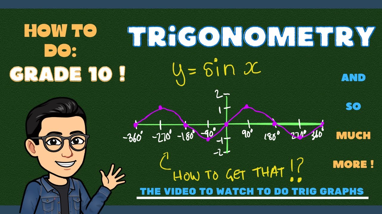 TRIGONOMETRY GRAPHS SIN GRADE 10 - YouTube