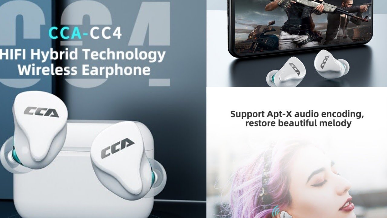 CCA CC4 TWS Wireless Earphone Debuts as the company's new wireless ...