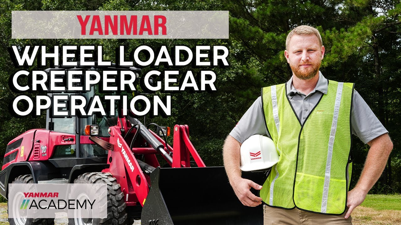 Wheel Loader Creeper Gear Operation - YouTube