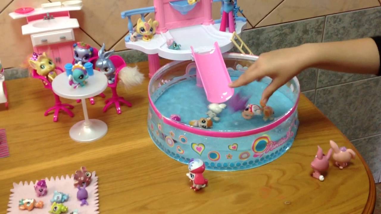 LPS double pool party 1 - YouTube