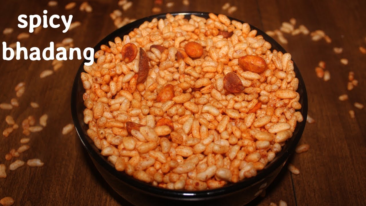 spicy bhadang | सांगलीचा भडंग | spicy murmura | spicy puffed rice for ...