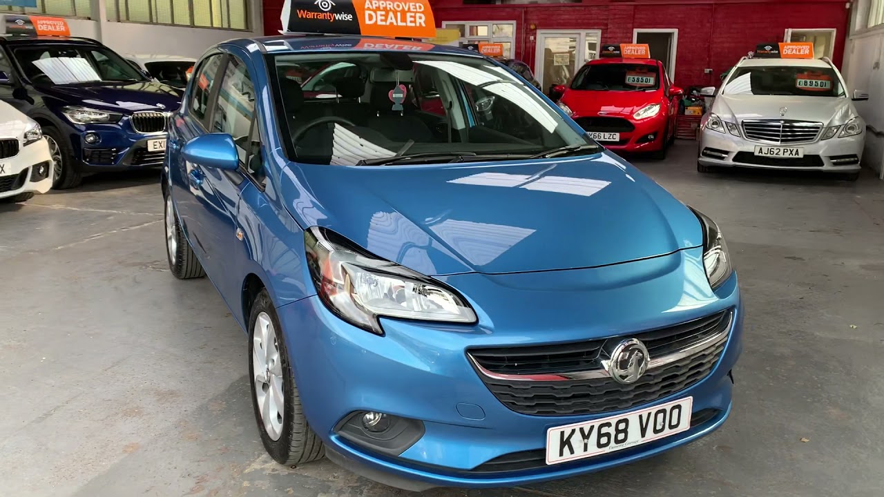 Vauxhall Corsa 2018 Blue - YouTube