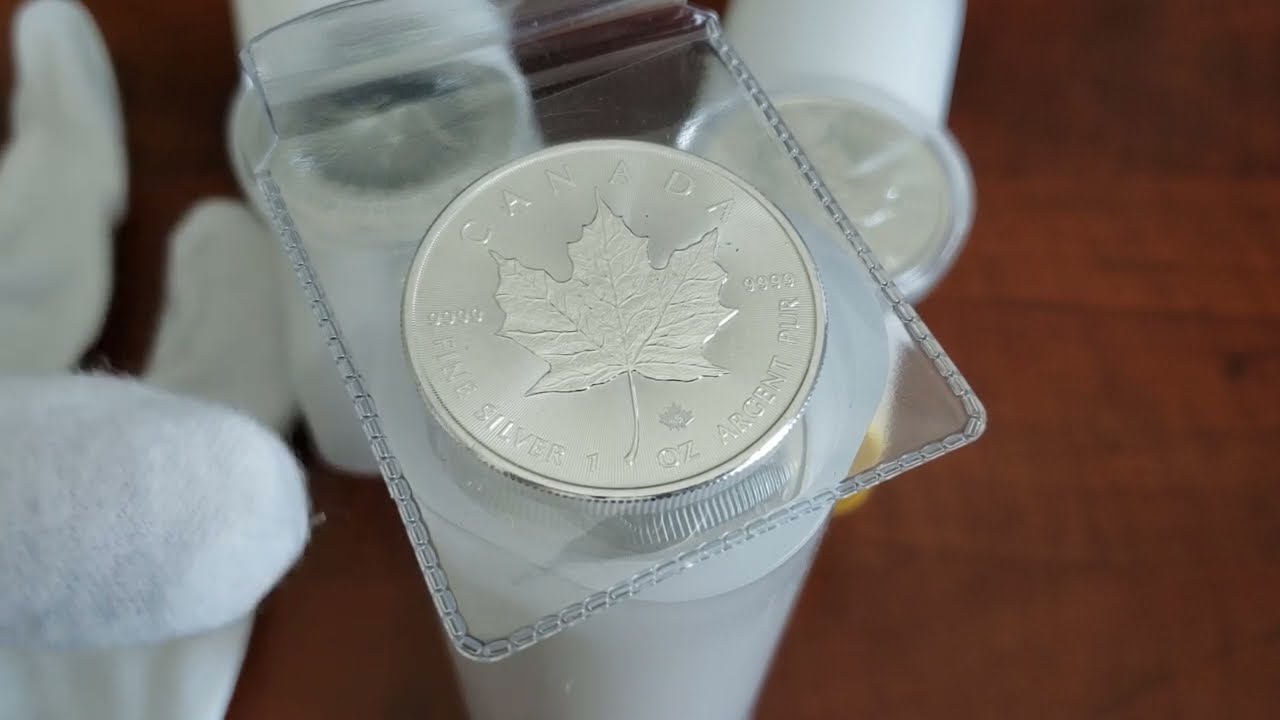 2022 1OZ SILVER Maple Leaf Coin - YouTube