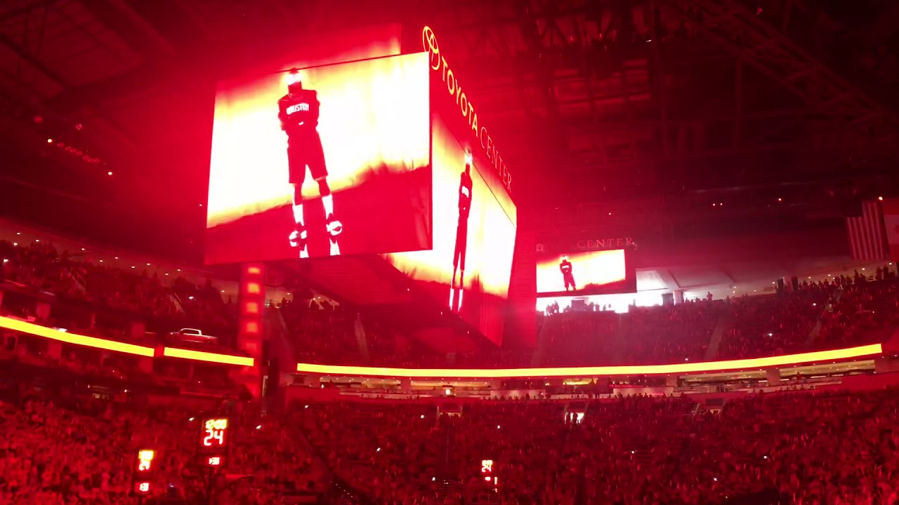 Houston Rockets Player introductions - YouTube