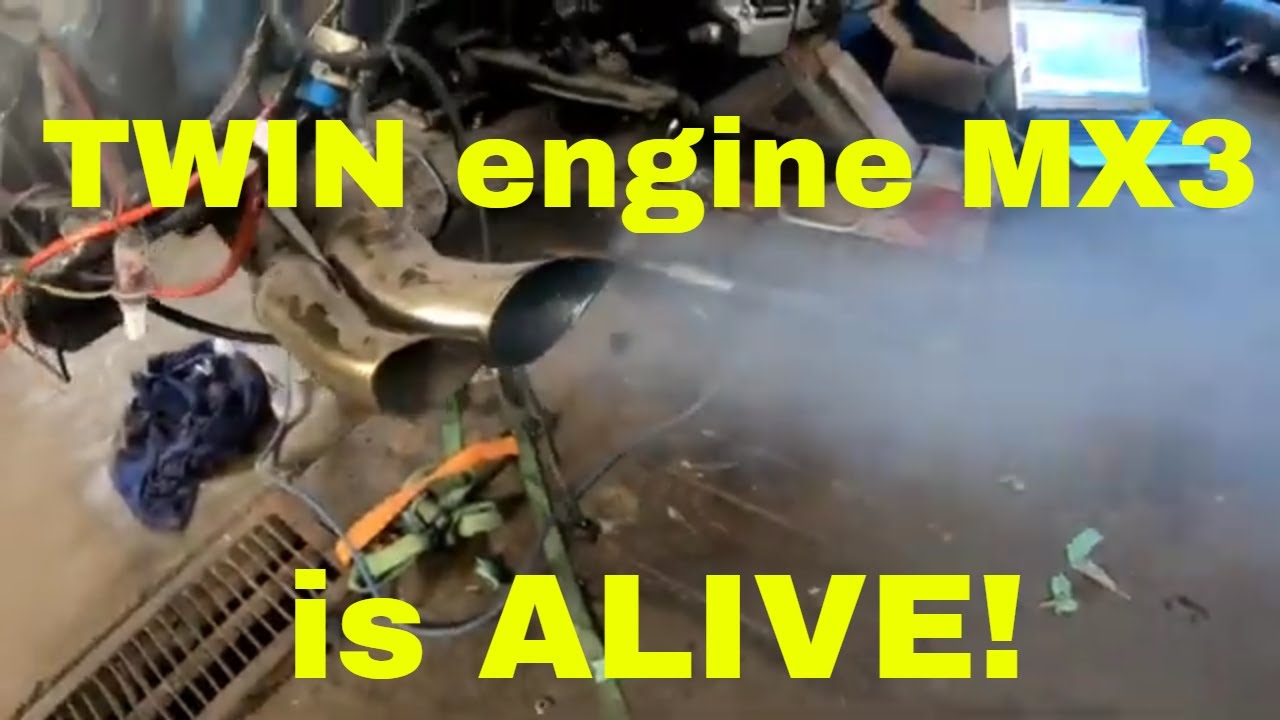 The twin engine mx3 is ALIVE again! (front engine) - YouTube