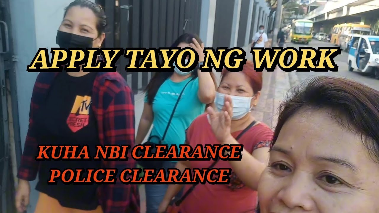 APPLY AKO FOR WORK | KUHA NBI/POLICE CLEARANCE - YouTube