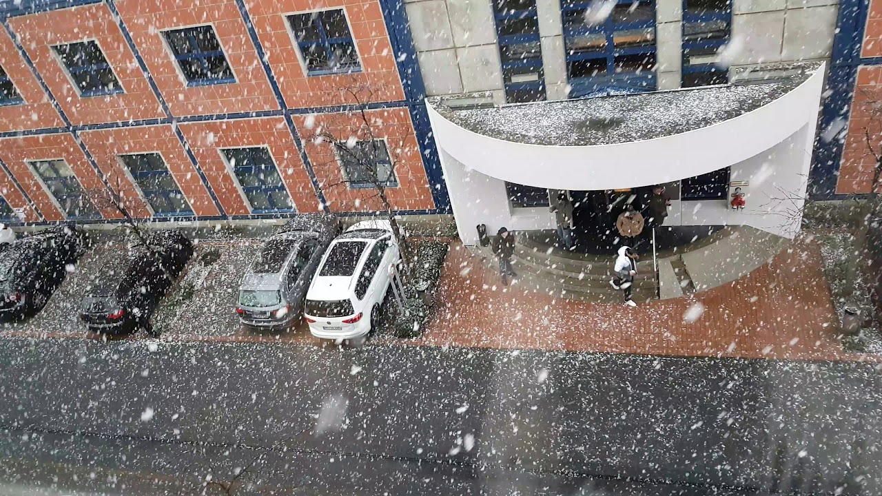 Big snowflakes falling from the sky - YouTube