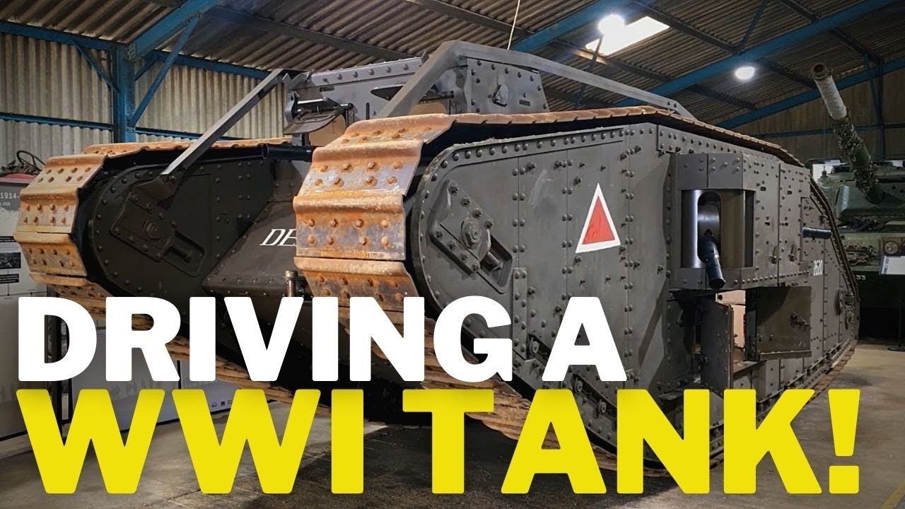 DRIVING A WWI TANK! - YouTube