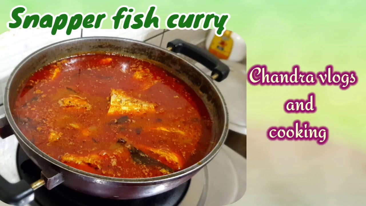 Snapper fish curry recipe/ Easy Fish curry without coconut - YouTube