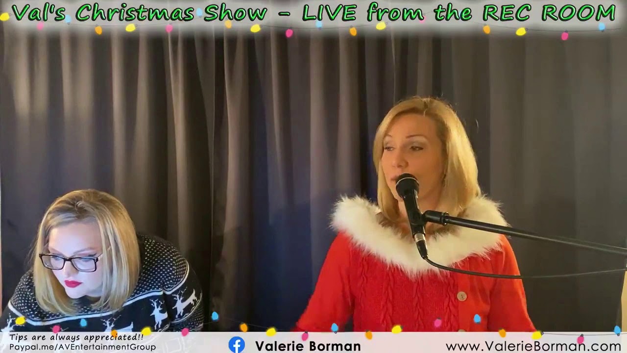 Val's Christmas Show LIVE from the REC ROOM - Valerie Borman - YouTube