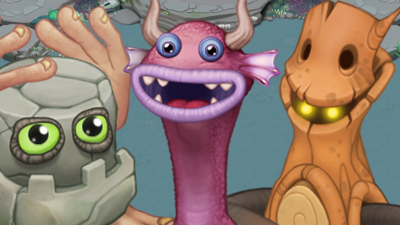 Hawlo, Thrumble, Noggin - Bone Island Trio (My Singing Monsters) - YouTube