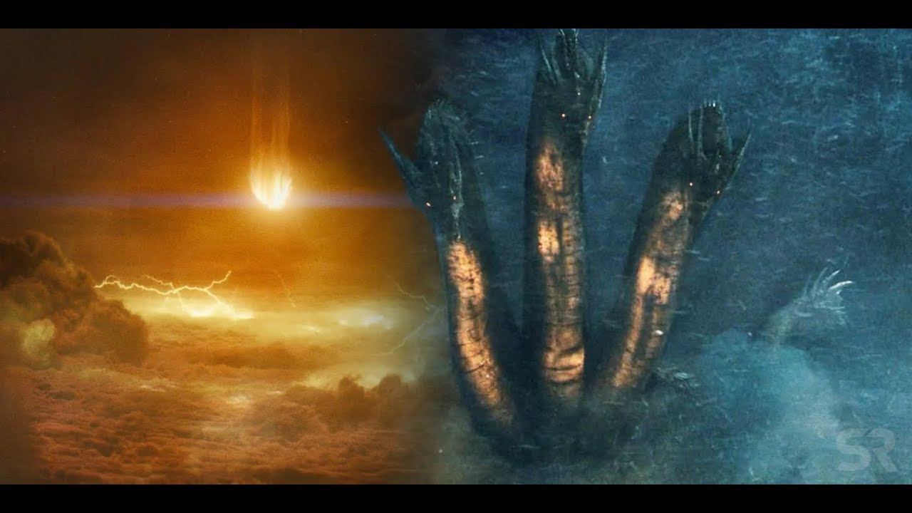 Godzilla Falls From Space (Jurassic World: Fallen Kingdom Style) - YouTube