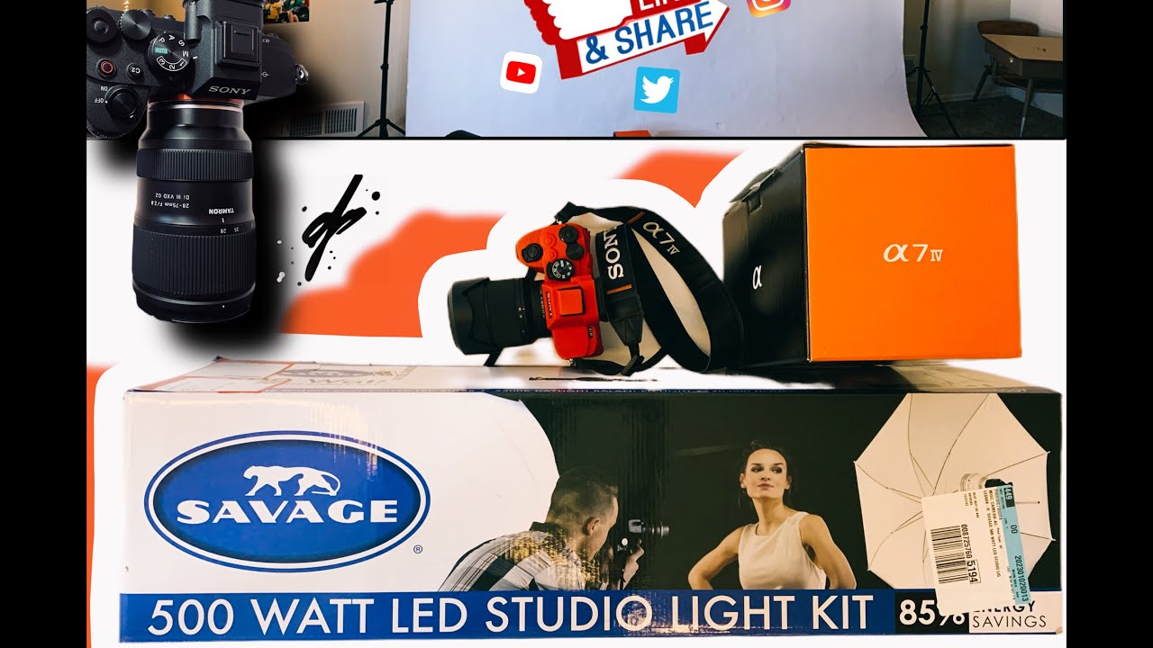 Savage 500 Watt LED STUDIO LIGHT KIT Apartment studio Review ...