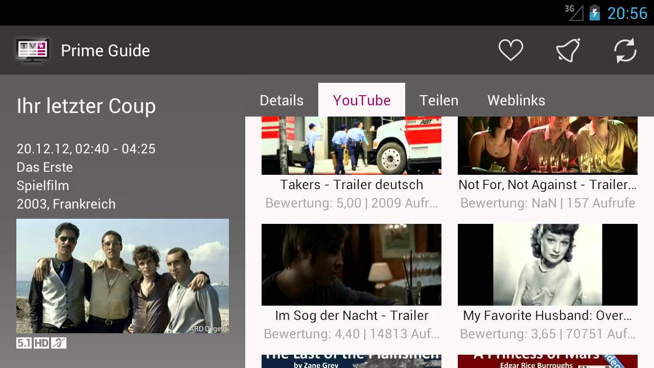 Prime Guide - Dein TV Programm für Android - YouTube