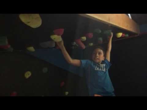 Inverted rock wall - YouTube