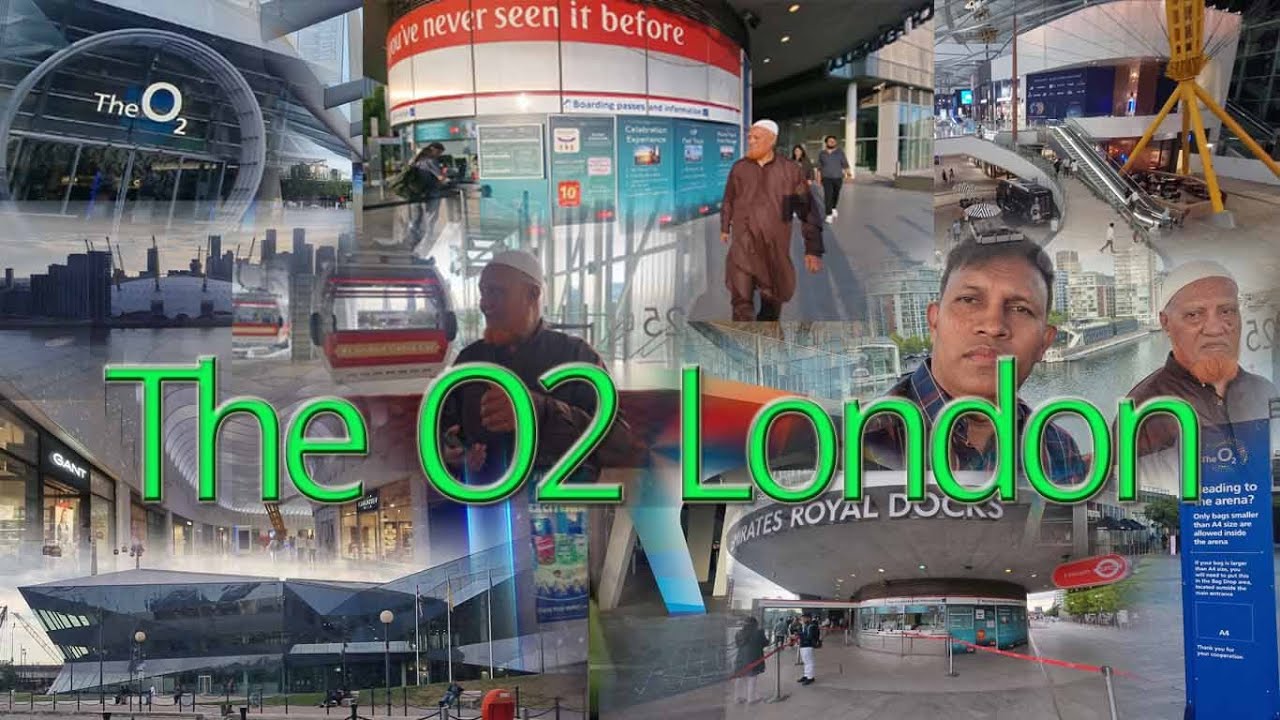 Cable car and The O2 London - YouTube