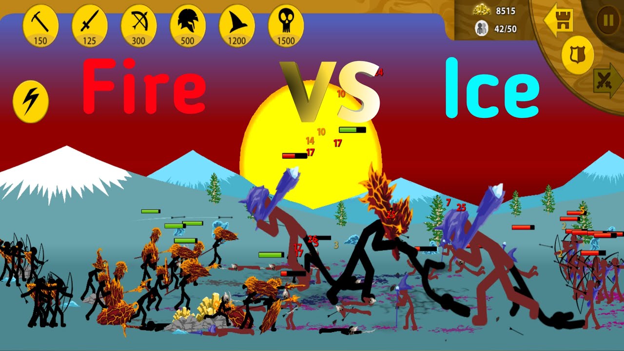 Fire vs Ice Skins - Stick War Legacy - YouTube