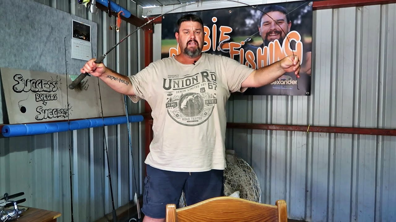 Talking fishing rods with Robbie Alexander - YouTube