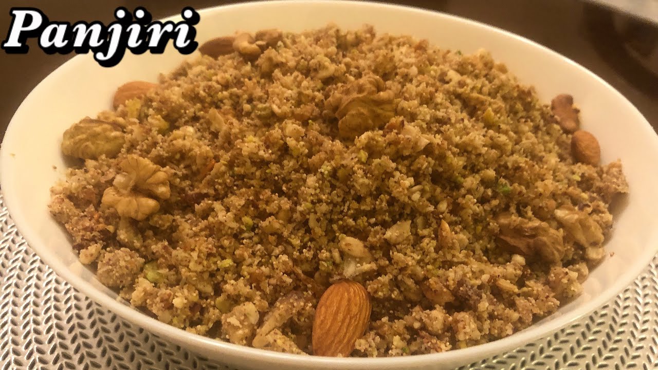 Authentic Panjiri Recipe - How to make Panjeeri - Homemade Panjiri ...