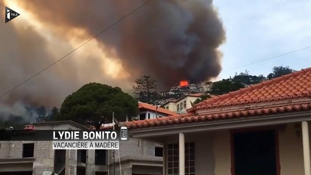 Portugal : au moins 3 morts dans l'incendie qui ravage l'île de Madère ...