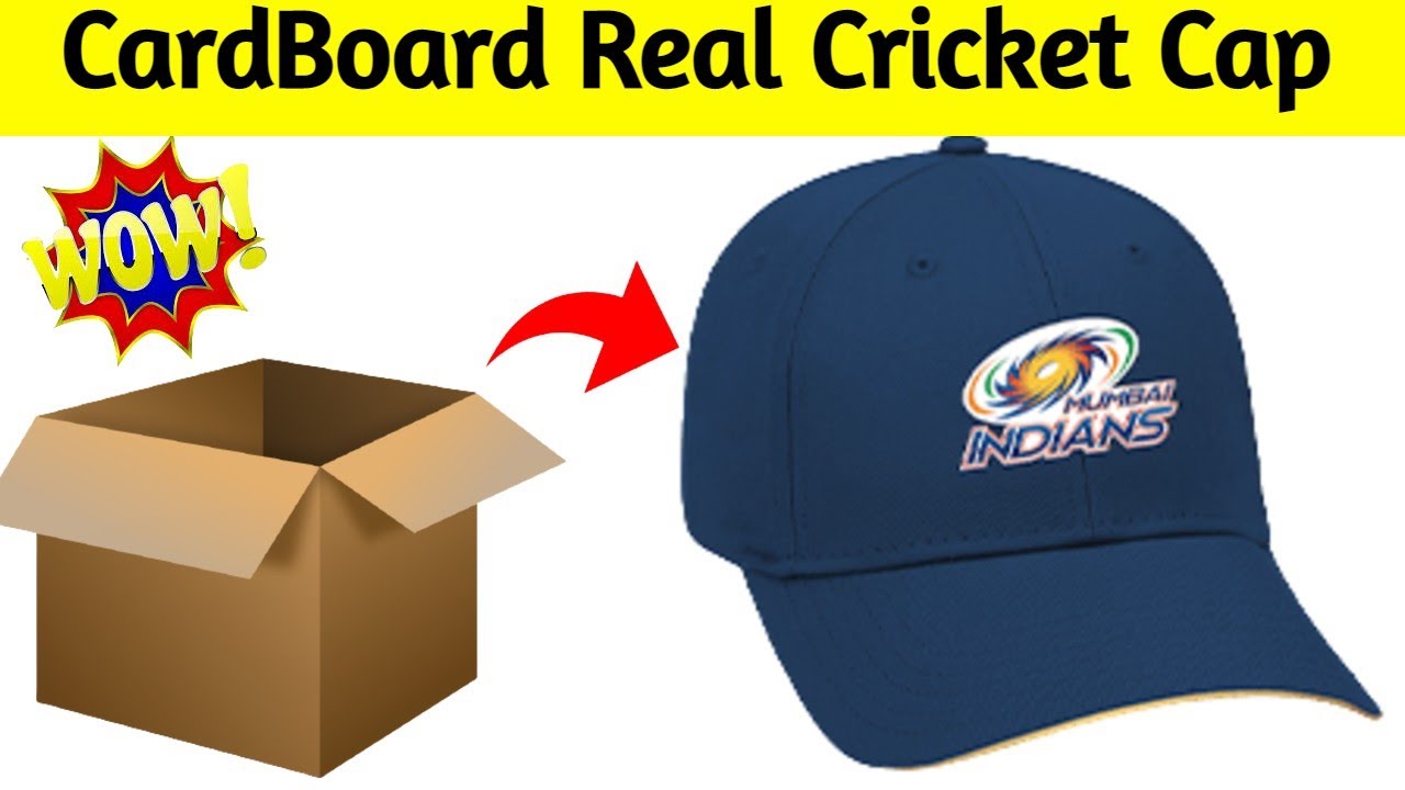 How to make Cricket Cap | Making cricket Cap at home | How to make cap ...