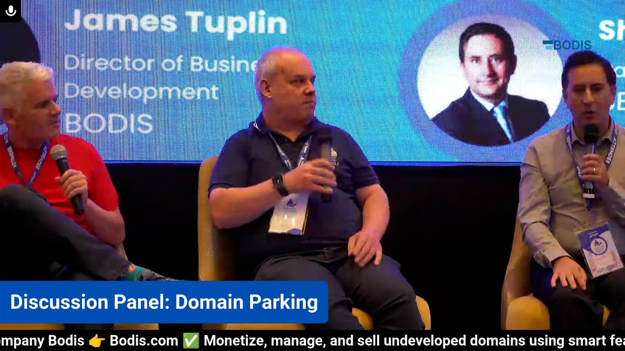 Domain Name Parking - Discussion Panel: Ryan Ewen, James Tuplin, Shaun ...