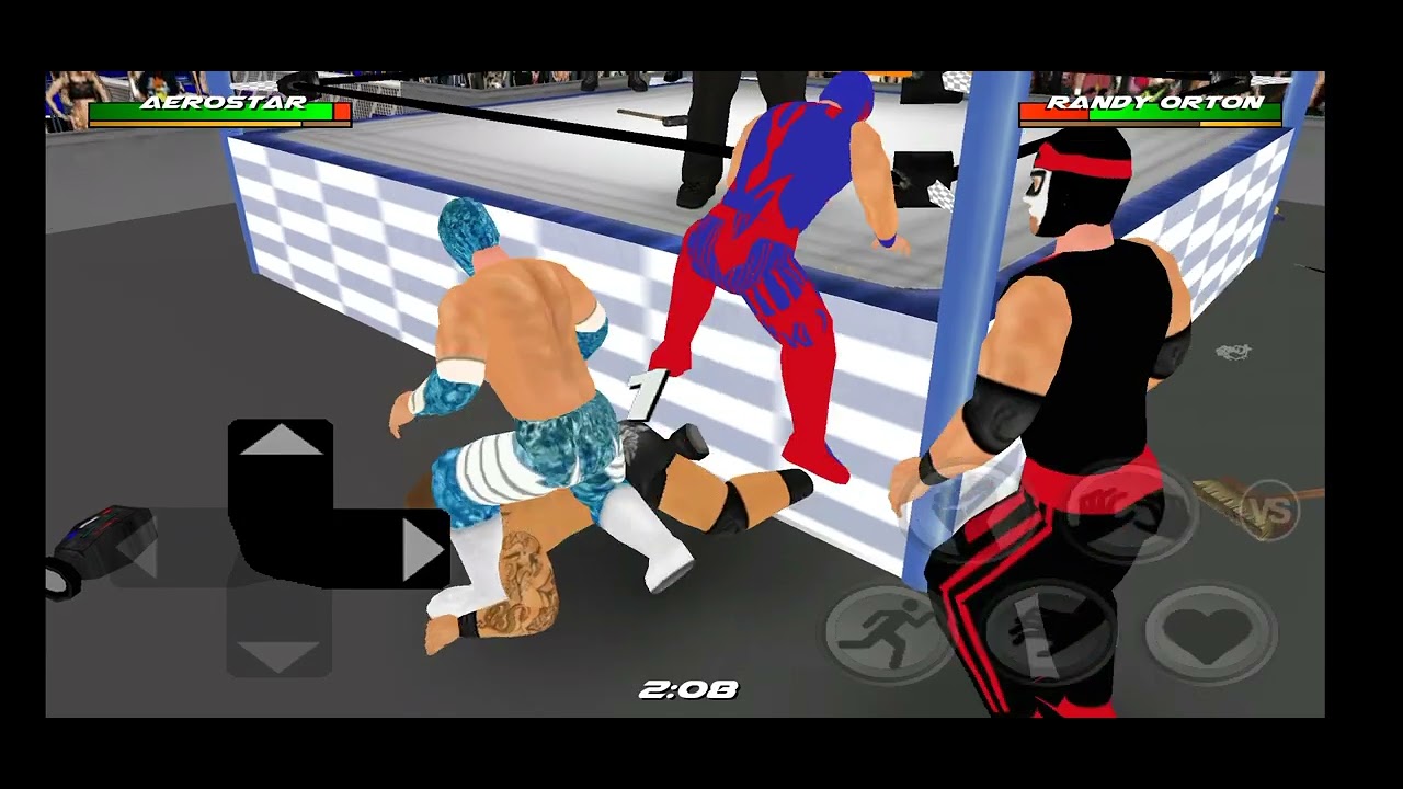 triple aaa vs wwe Aerostar octagon JR y myzteziz JR vs Randy orton ...