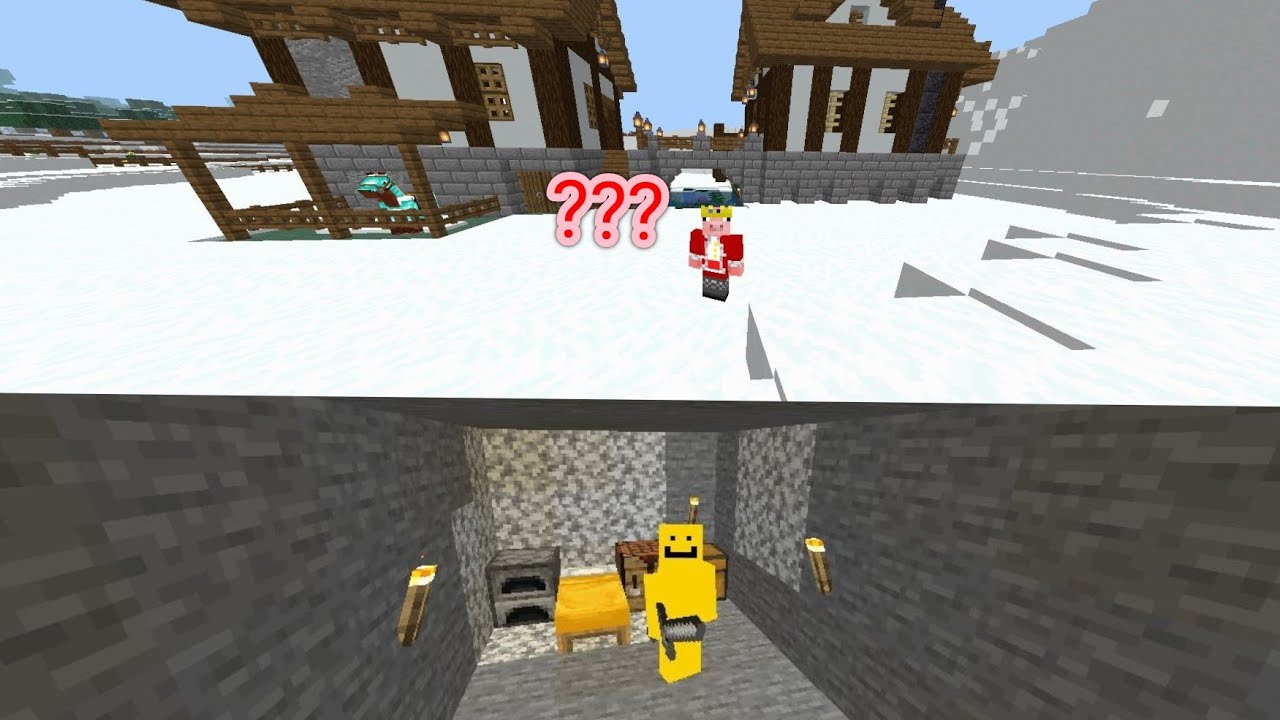 I built a secret base under Technoblades house - YouTube
