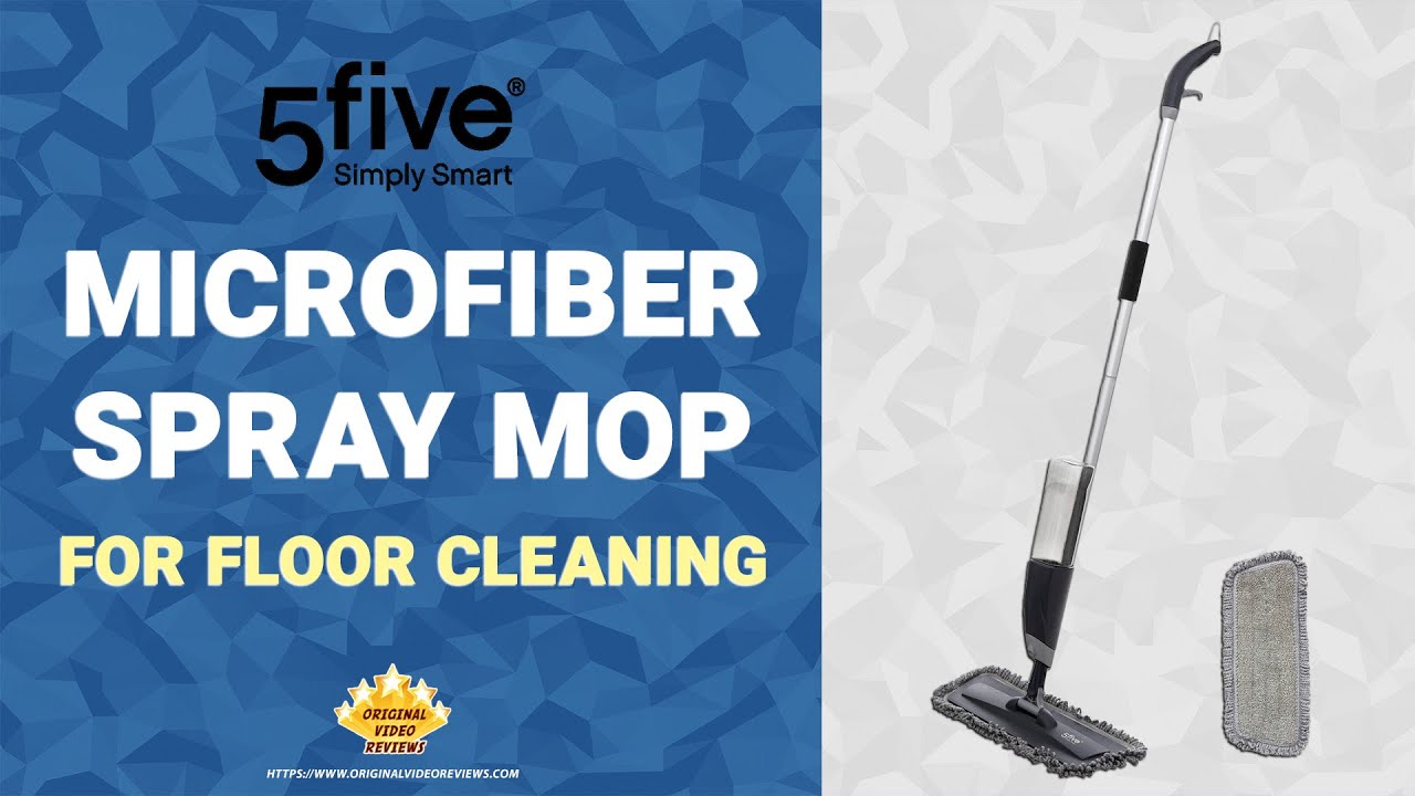 5five Microfiber Spray Mop for Floor Cleaning (Unboxing & Demonstration ...