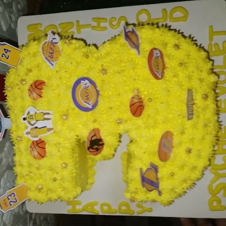 Lakers number cake🎂thank u so much for trusting and for repeat order,😊 ...