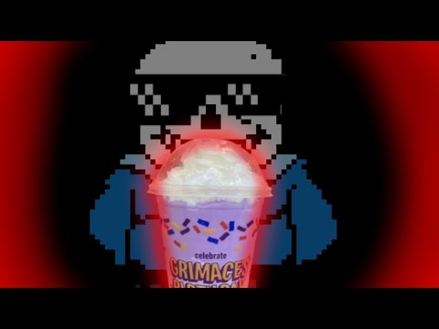 cool Sans tries the GRIMACE SHAKE - YouTube