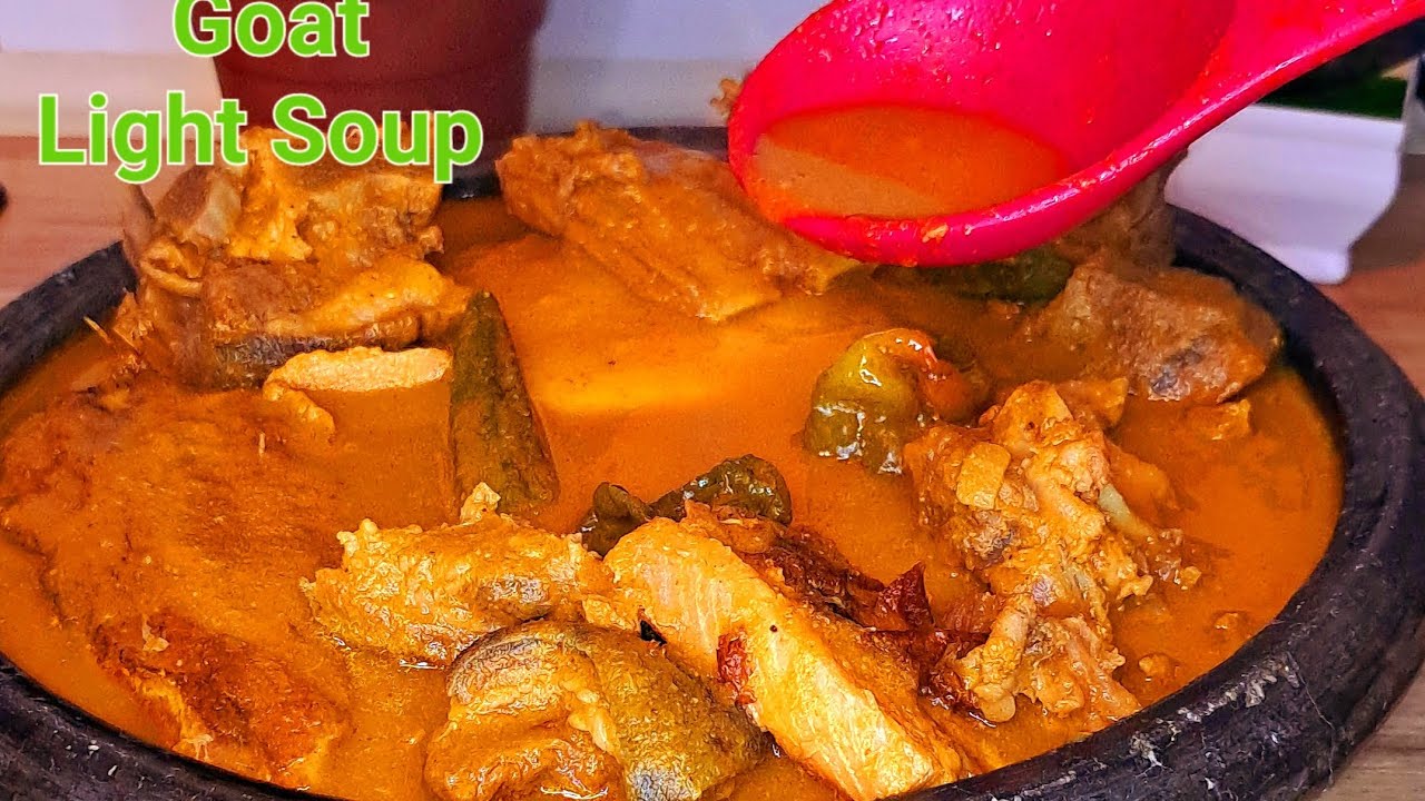 Make perfect Goat meat light Soup#Road to 1000 subscribers - YouTube