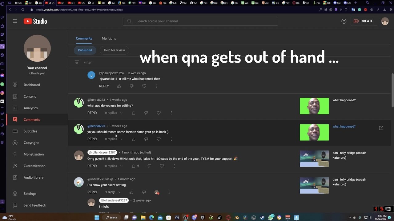 when qna gets out of hand... - YouTube