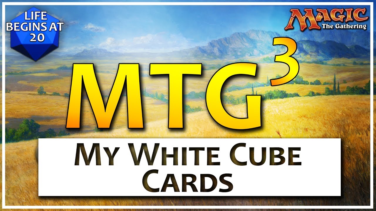 MTG Cubed: Episode 3 - White Cards in my Cube - YouTube
