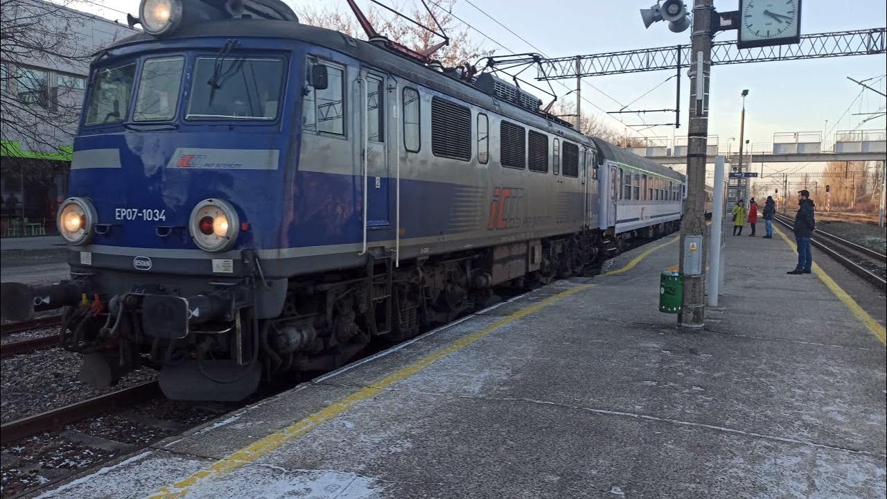 TLK Flisak Gdynia Główna-Katowice odjazd z Płocka 09.01.2022 - YouTube