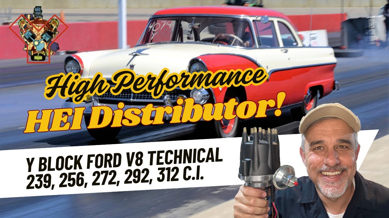 Unboxing & First Review High Performance Y Block Ford Distributor, Coil ...