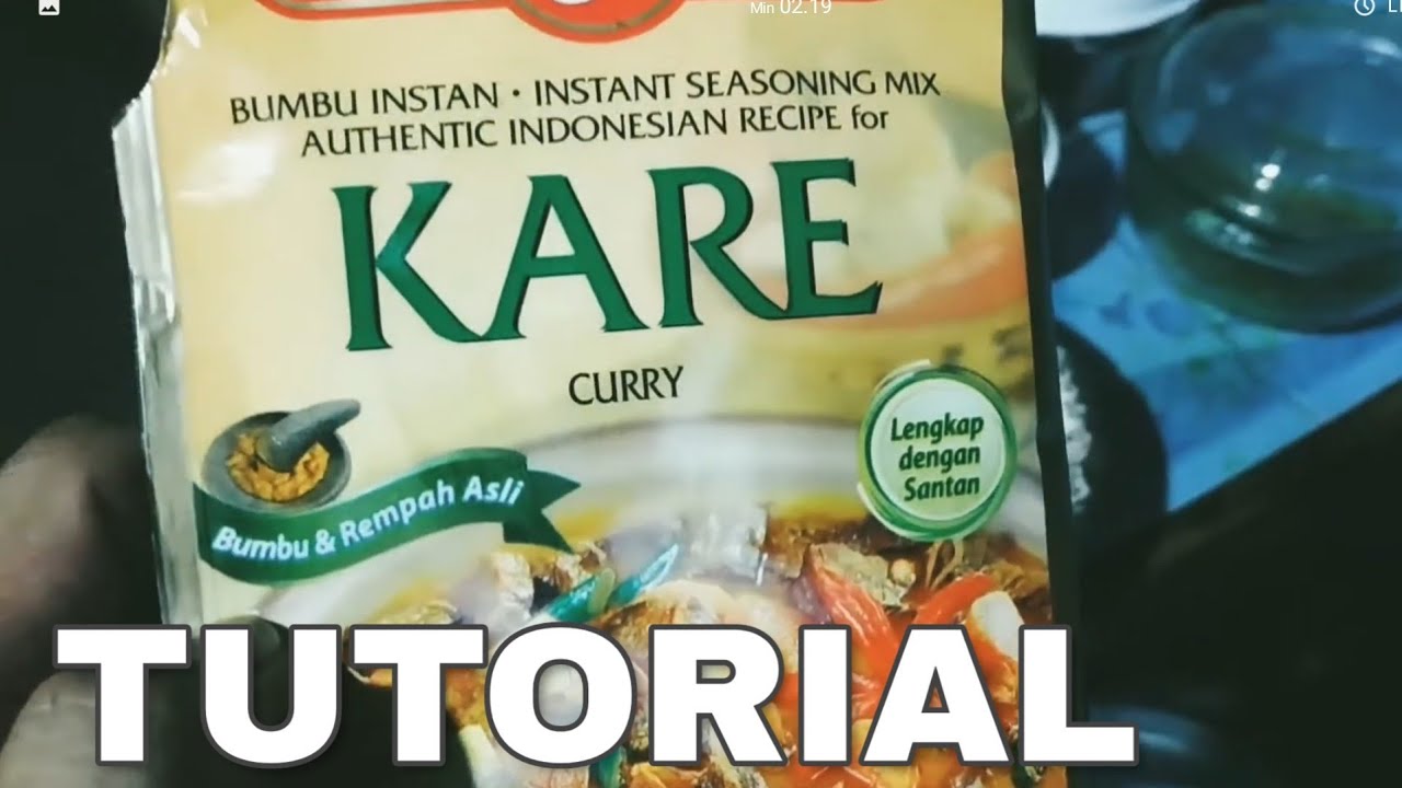 TUTORIAL : HOW TO MAKE CURRY WITHOUT USING MEAT AND POTATO - YouTube