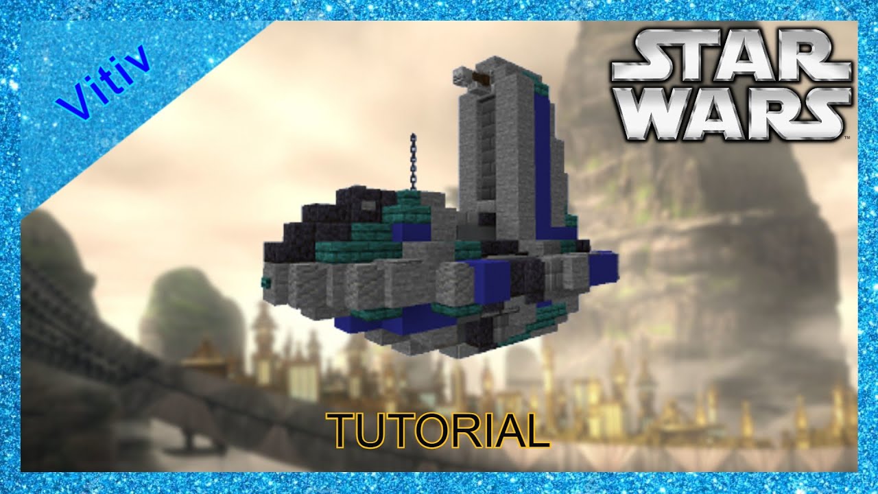Star Wars CIS Sheathipede Shuttle in Minecraft - 1:1 Scale - Tutorial ...