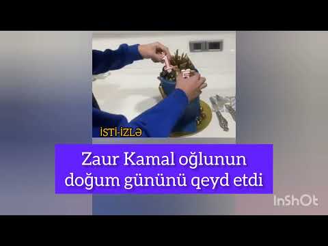 Aparıcı Zaur Kamal Oğluna doğum günü sürprizi etdi...