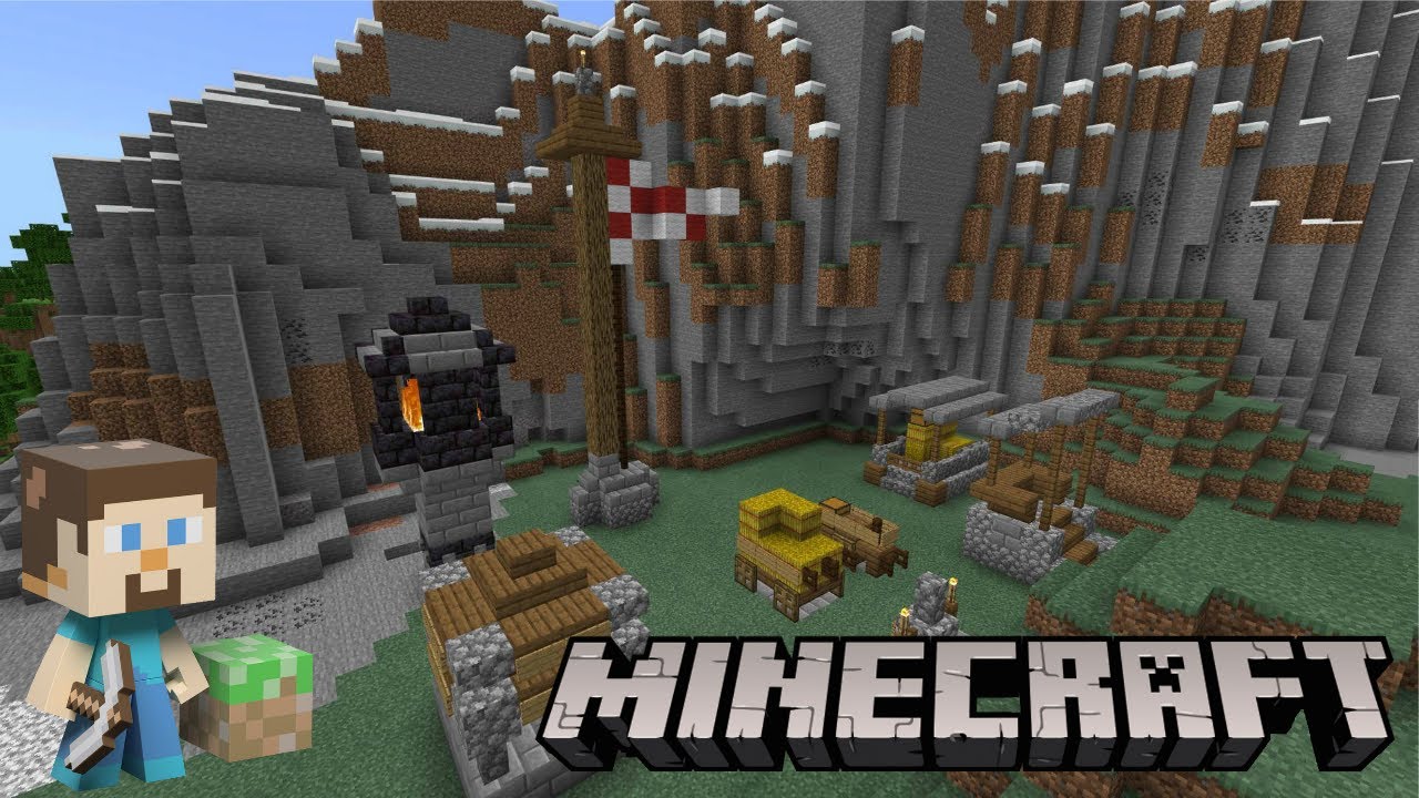 How to build Medieval Town Decorations minecraft - YouTube