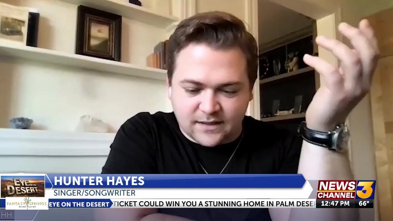 Hunter Hayes speaks with Eye on the Desert - YouTube