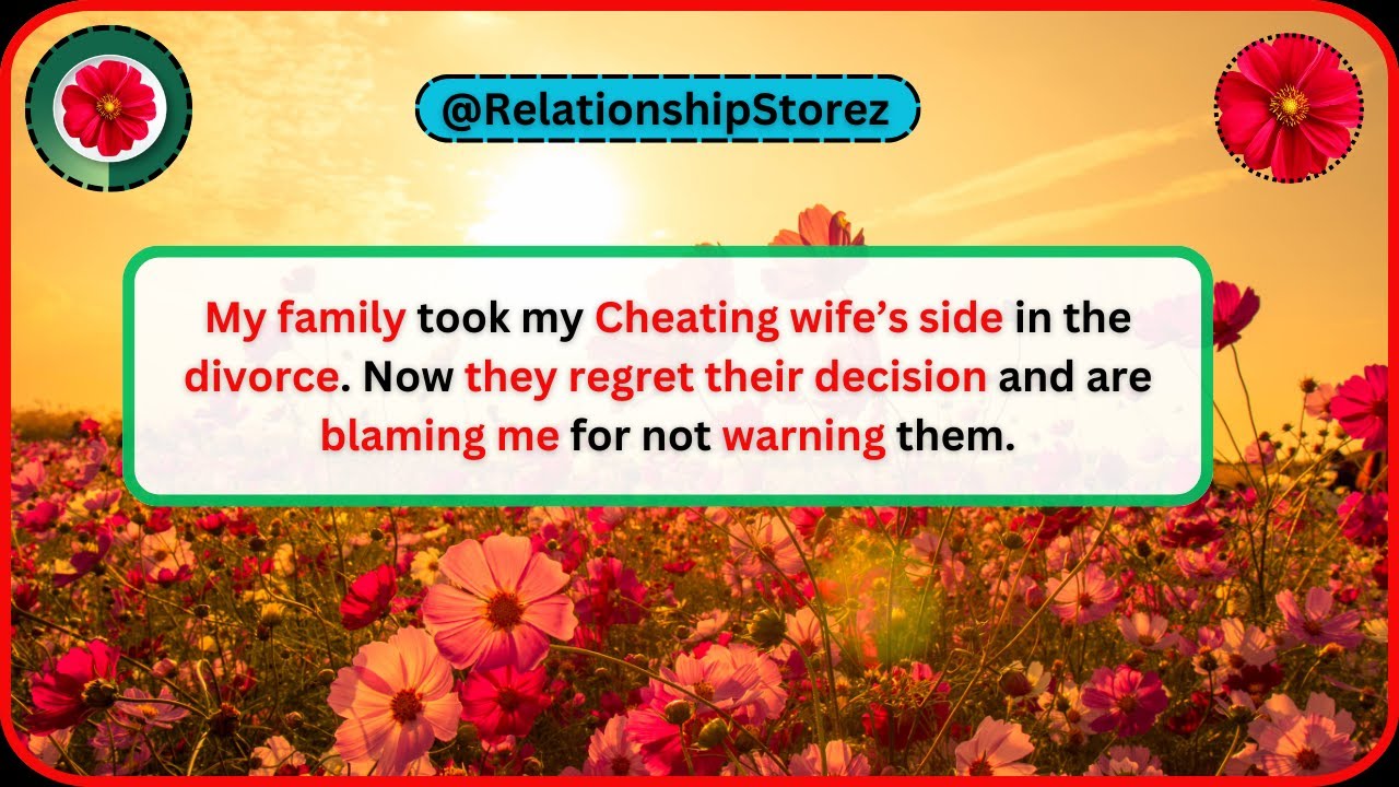 Family took My CHEATING Wife's side in the divorce. Now they regret it ...
