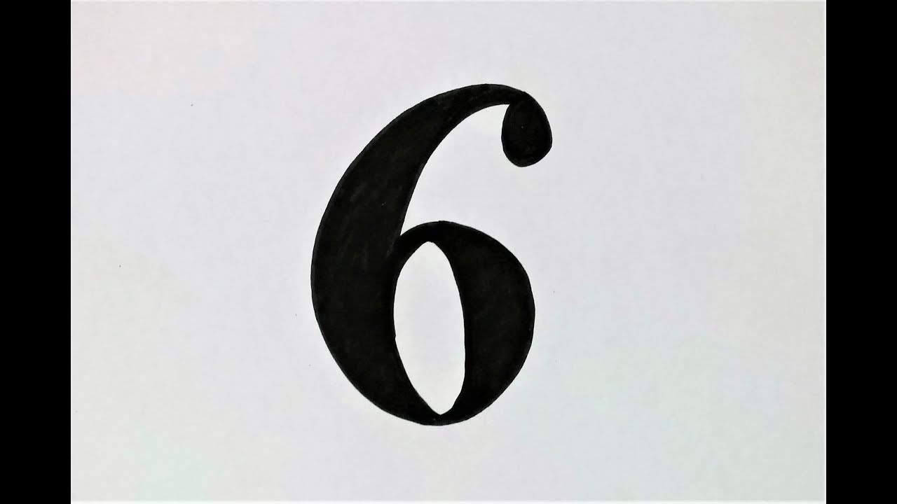 How to draw "The Sherif Number Six(6)" - YouTube