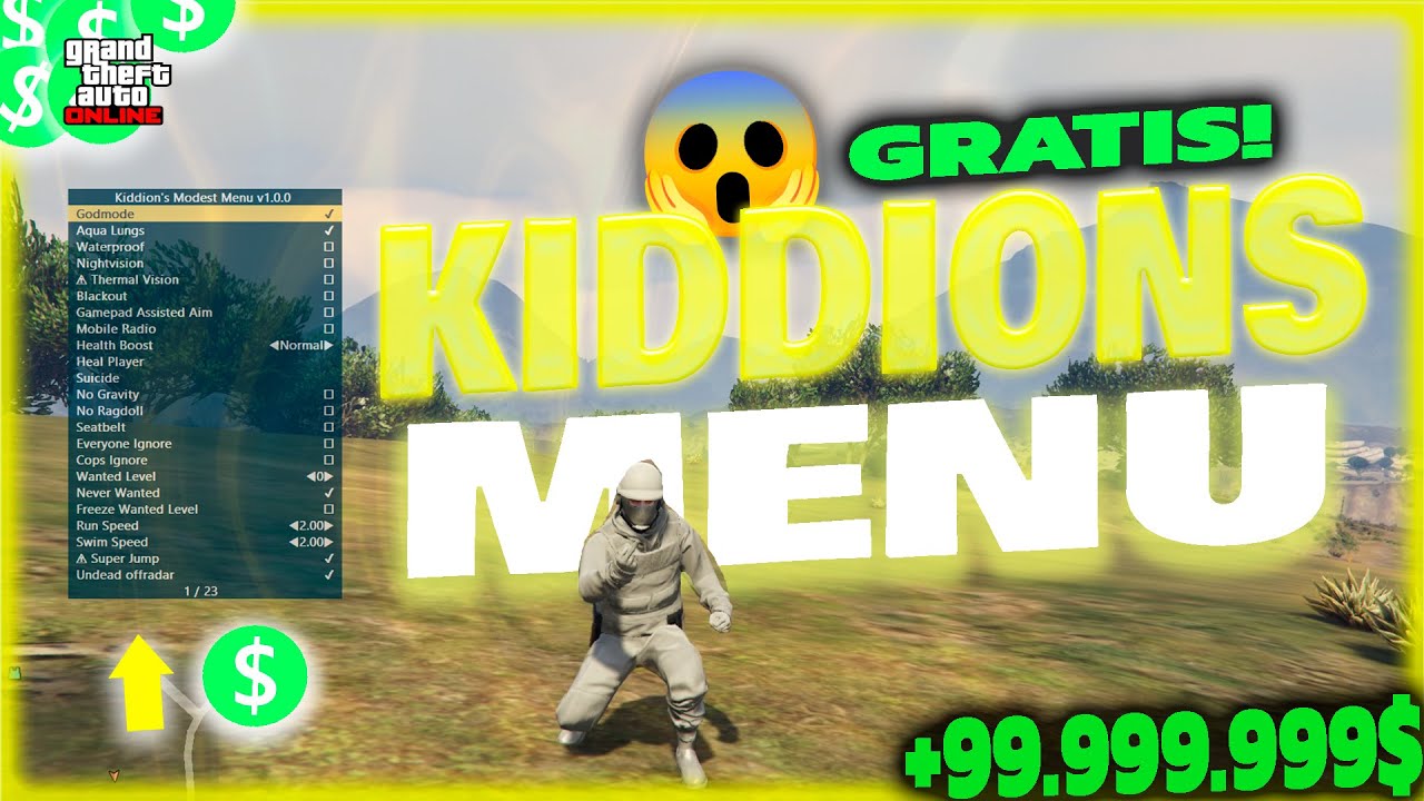 Como instalar kiddions en gta 5 online! 🤑 (fácil) - YouTube