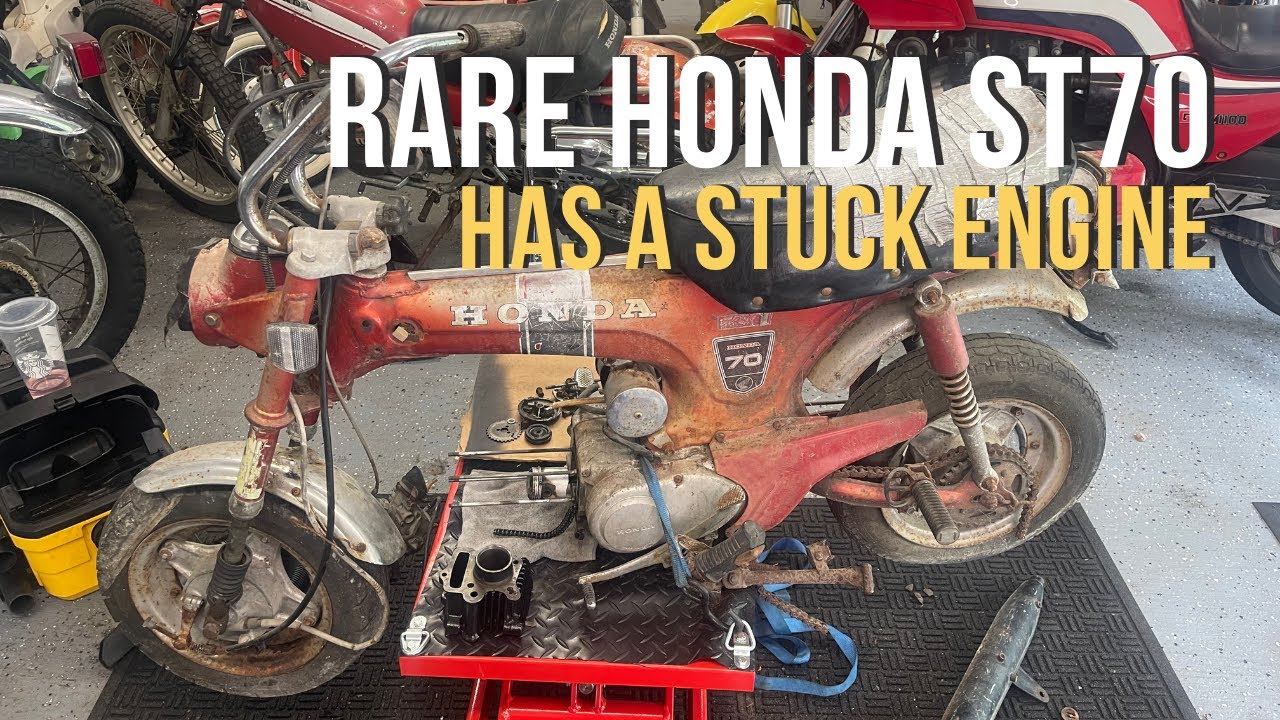 We Unseize the Engine on This Rare Honda ST70 Barnfind! - YouTube